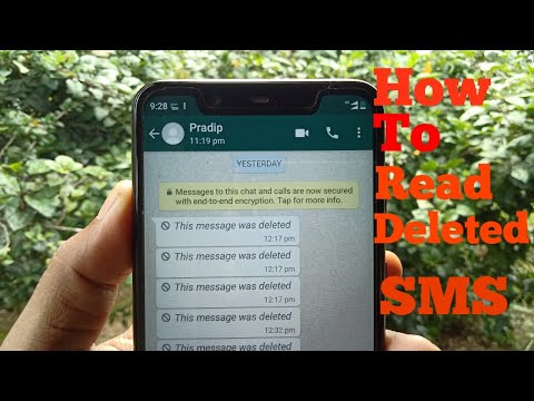 How To Read Deleted SMS On Whatsapp 2019 - Recover Deleted message On Whatsapp