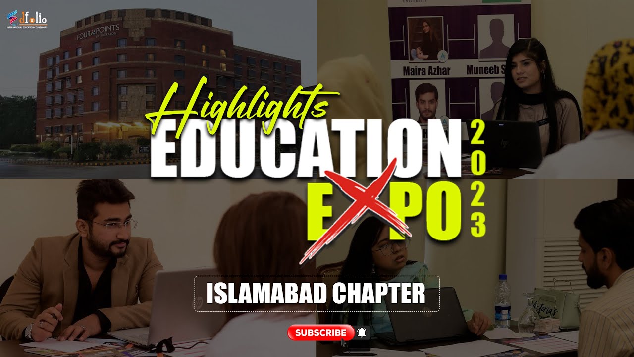 Study Abroad Education Expo 2023 Highlights | Islamabad | Edfolio - YouTube