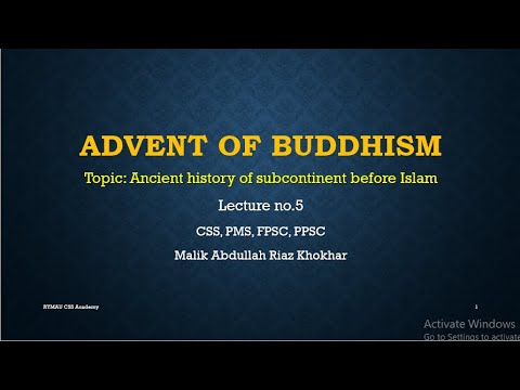 Lec#5 - Advent of Buddhism - Who was Buddha and his teaching - Ancient ...