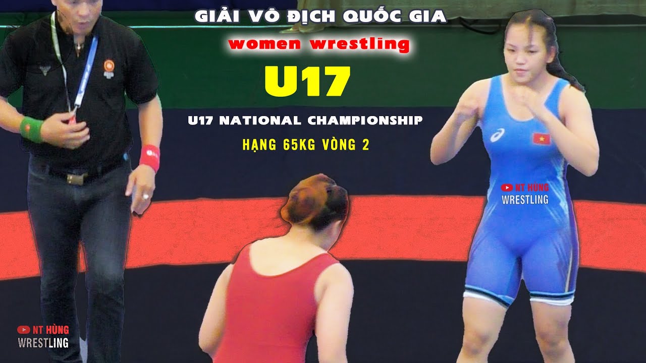 ️ Vật nữ trẻ Tuyên Quang - Trận 59 , 60 - hạng 65 kg. Vòng 2 . women ...