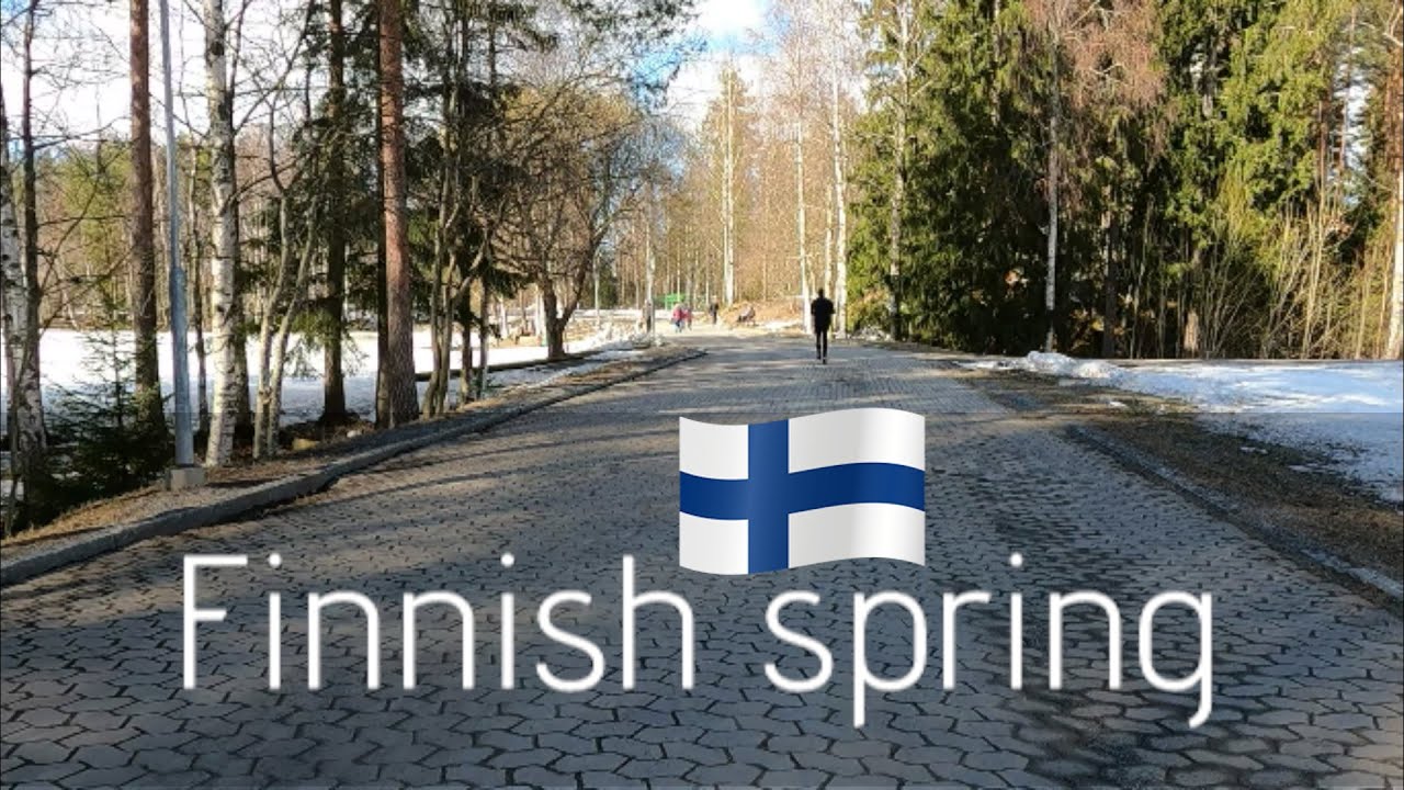 Finnish Spring - Virtual Walking Tour in Hervanta [Tampere, Finland ...