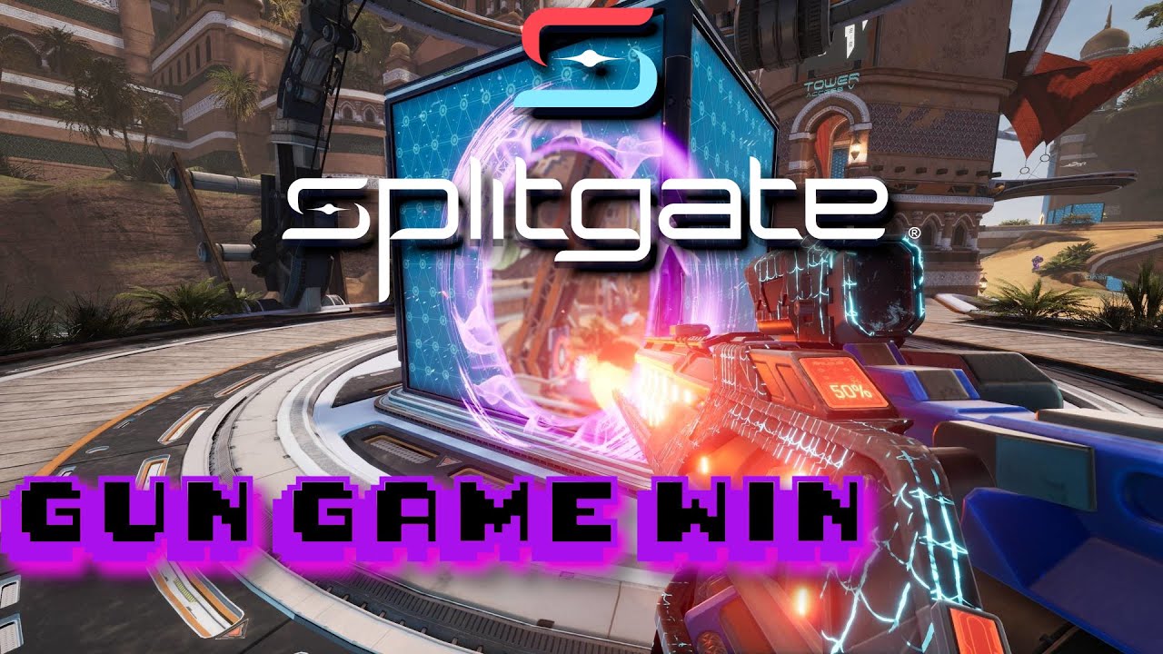 Splitgate BETA, A Very Sloppy Gun Game Win - YouTube