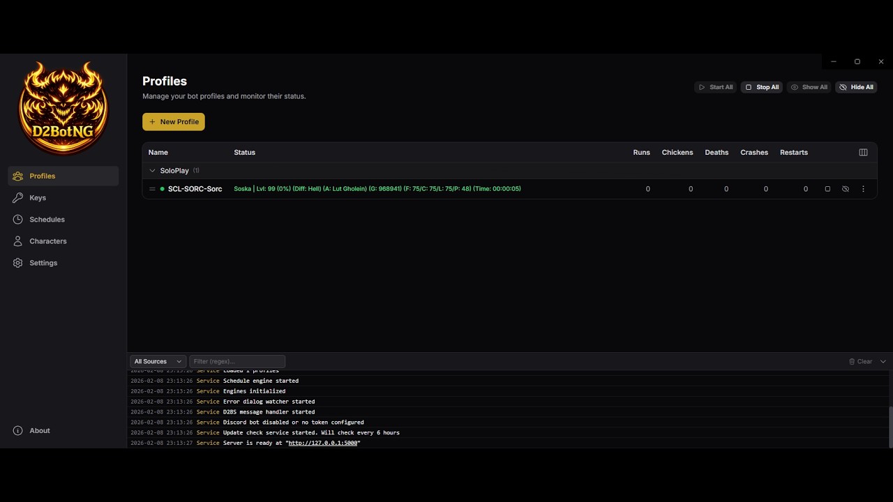 D2BotNG A new graphical interface for Kolbot! - YouTube