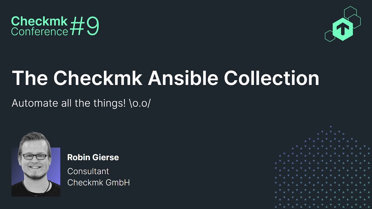Checkmk Conference #9: Checkmk Ansible Collection - YouTube