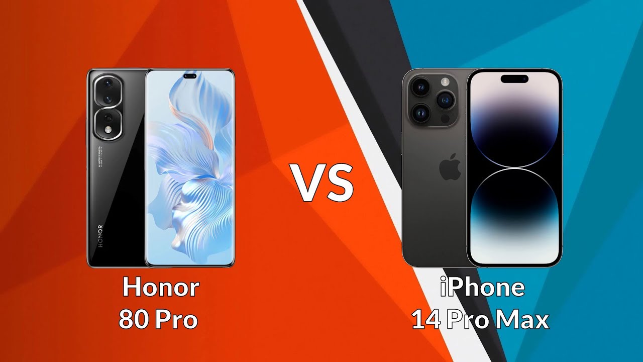 Honor 80 Pro VS iPhone 14 Pro Max | Comparison - YouTube