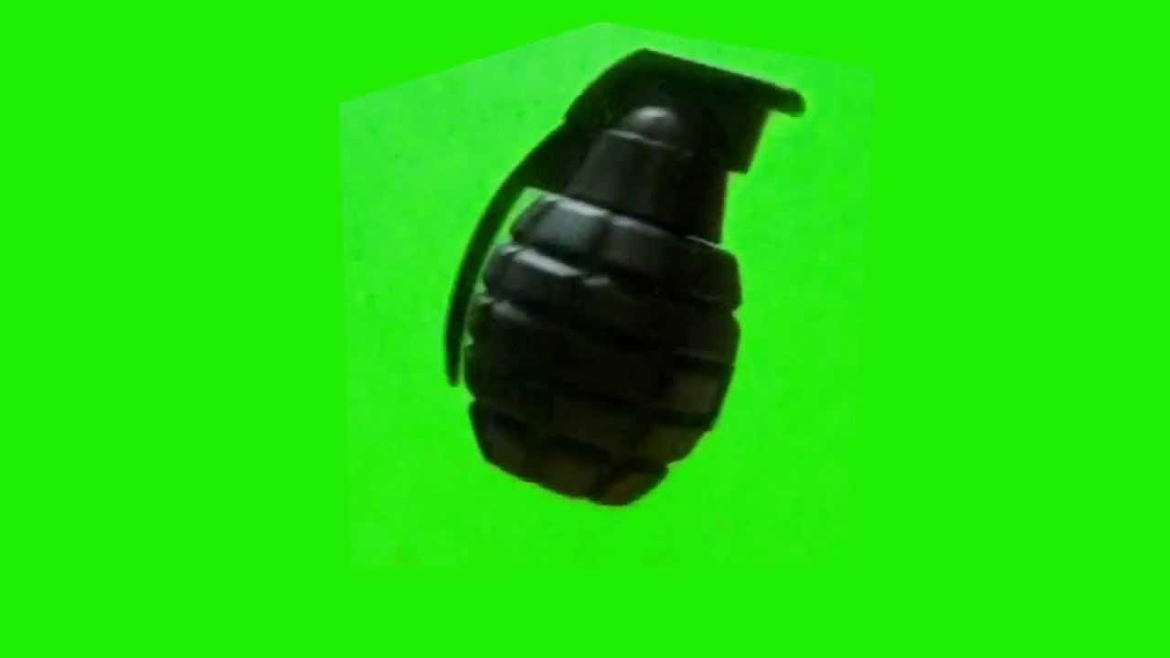 GRENADE Rotate Green Screen - YouTube