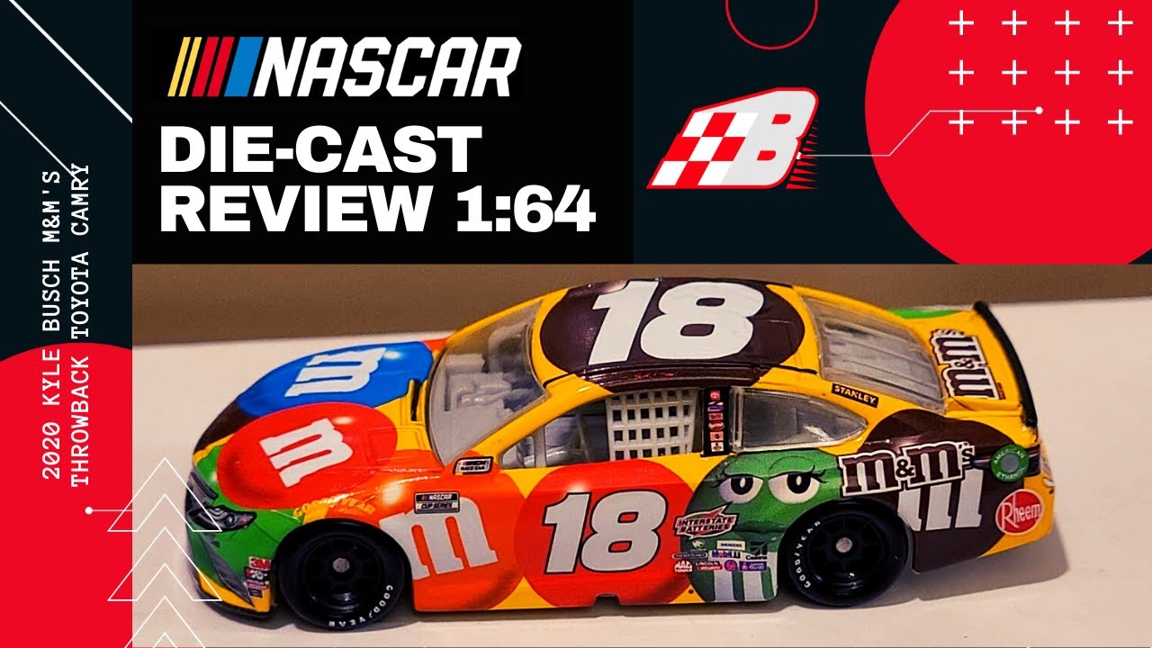 2020 Kyle Busch M&M's Throwback 1:64 (NASCAR Authentics Die-Cast Review ...