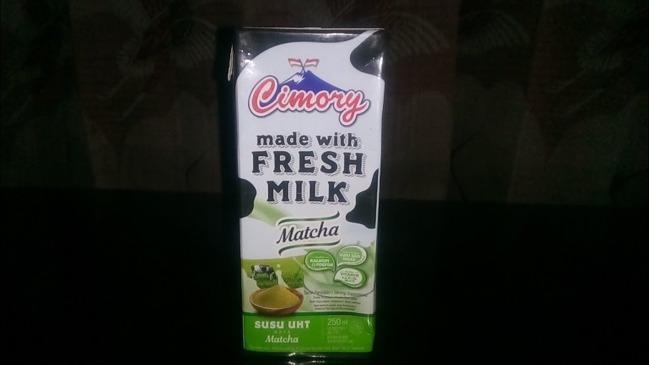 Review Produk #968 : Cimory Susu UHT Matcha - YouTube