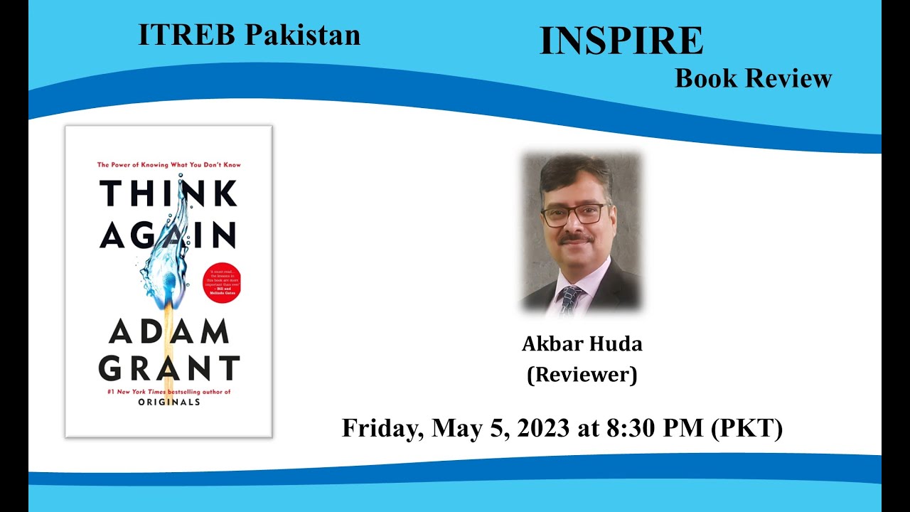 INSPIRE Book Review | Think Again - YouTube