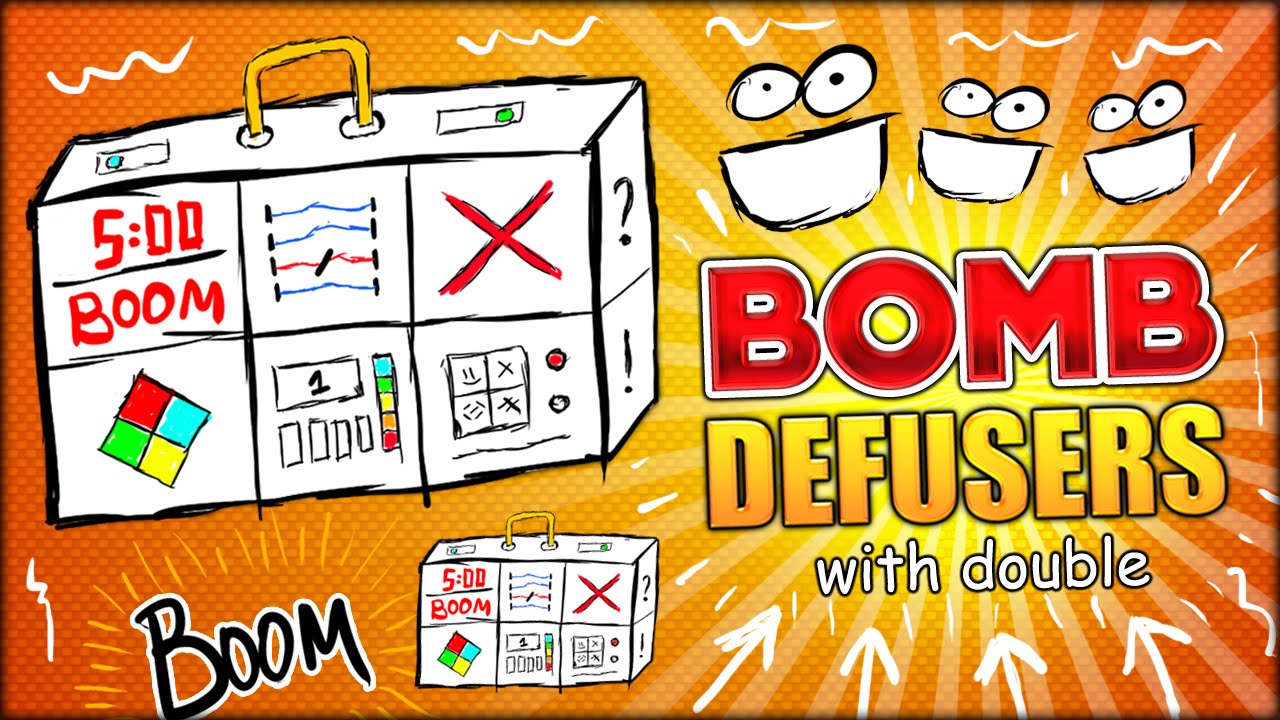 CRAZY FUN AND INTENSE BOMB DEFUSING W/ DOUBLE (Funny moments of Keep ...
