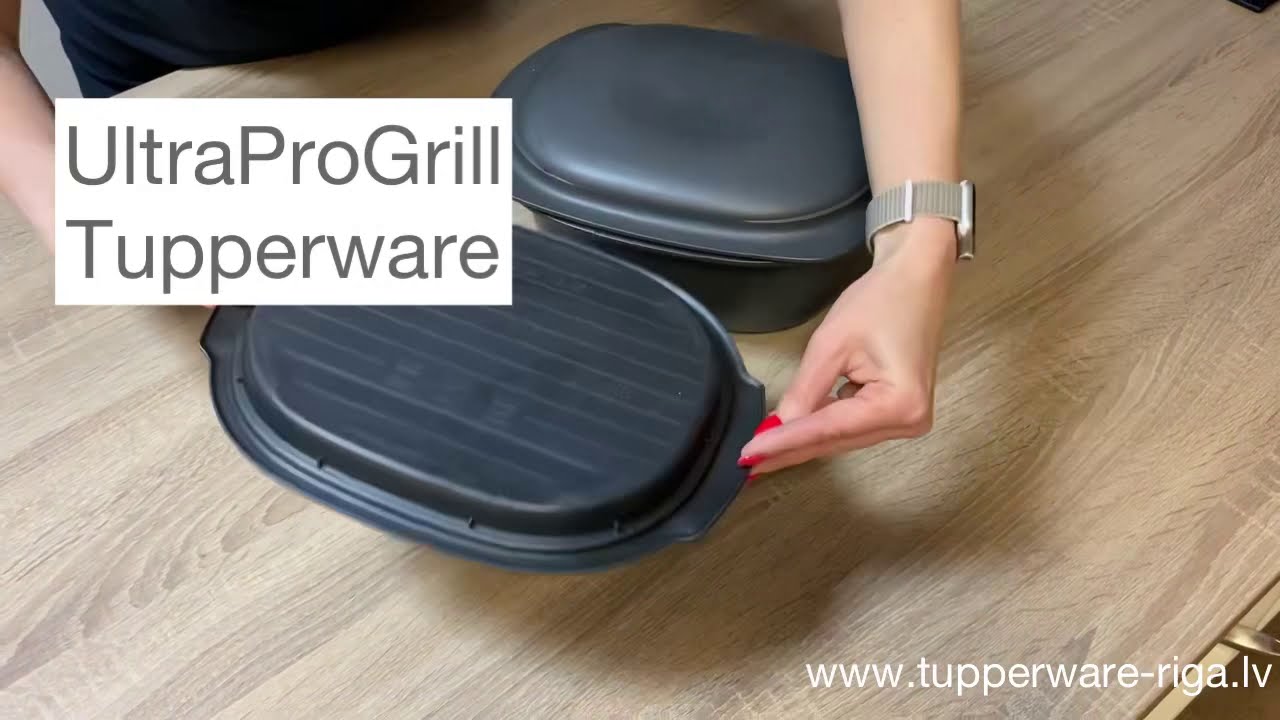 Tupperware UltraPro grill paplāte. Гриль поднос - YouTube