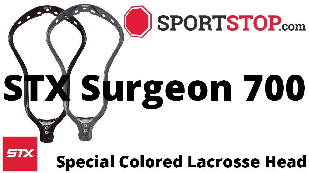 STX Surgeon 700 Special Colored Lacrosse Head Product Video @SportStop ...