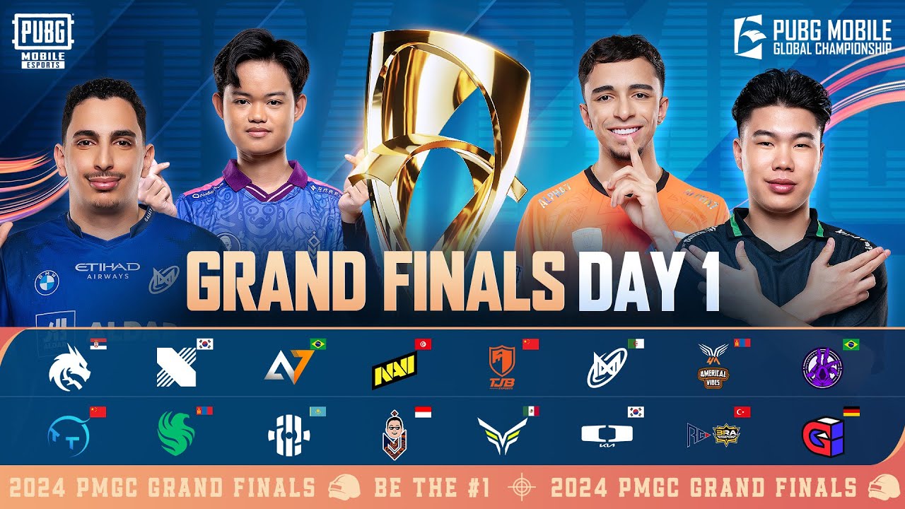 DUKUNG TIM INDO DI PMGC Grand Finals | Day 1 - PUBG MOBILE Global ...