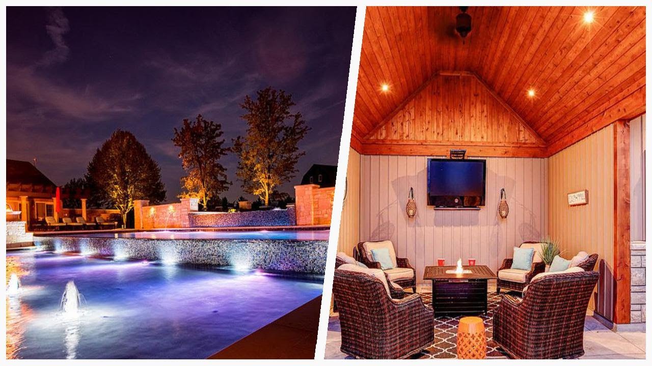 75 Red Backyard Pool Design Ideas You'll Love 🎀 - YouTube