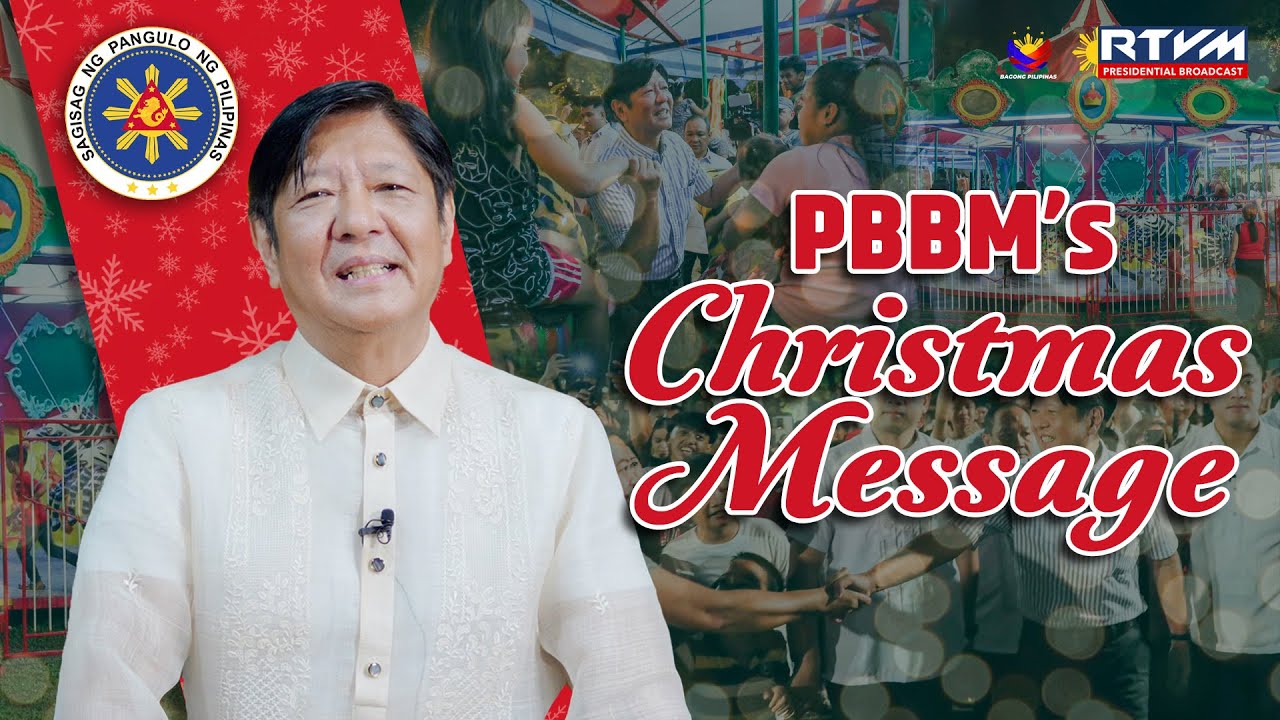 PBBM's Christmas Message 2023 - YouTube