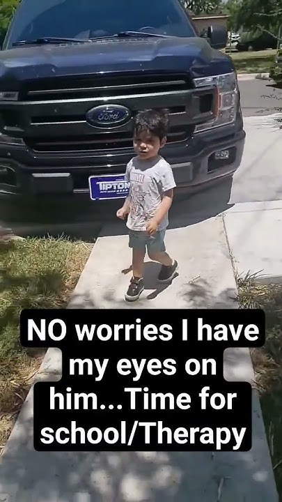 Start Them Young Teaching Z To Wait For Transportation For Future Bus