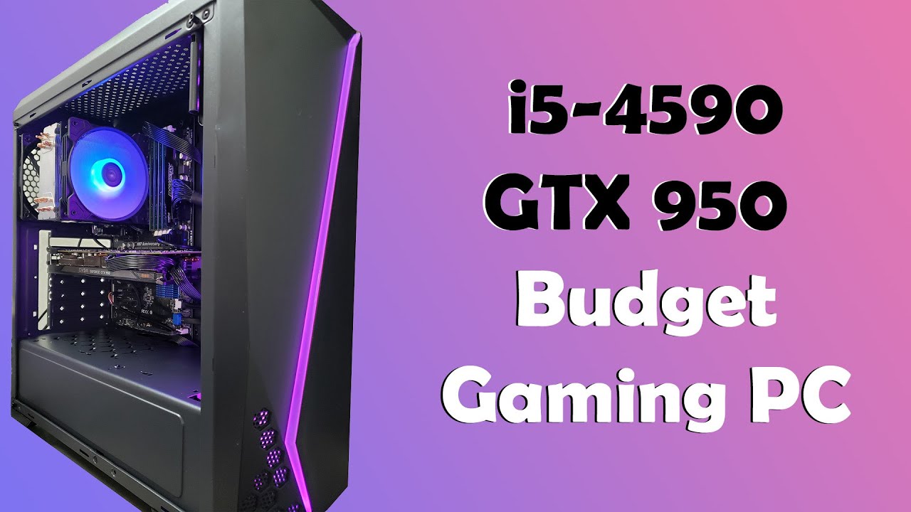 Purple&Black Budget RGB Gaming PC - YouTube