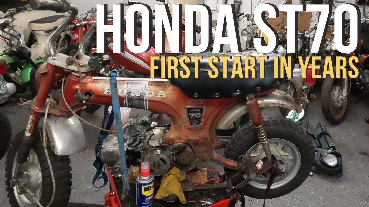 Reviving the Rare Honda ST70: First Start in Years! - YouTube