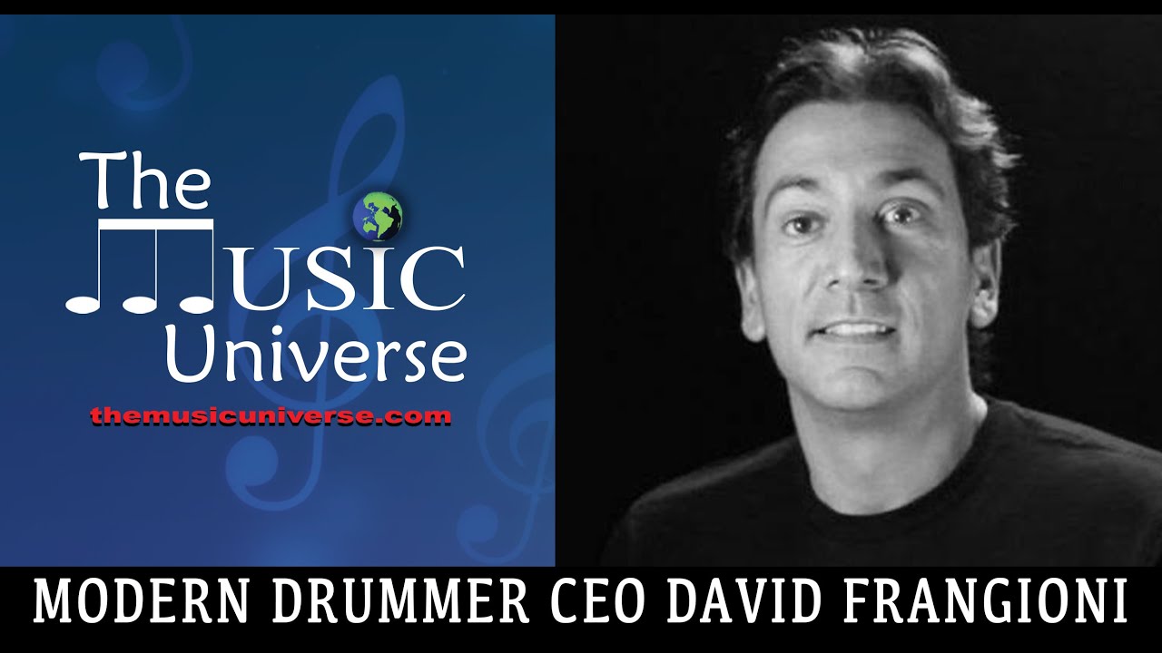 Modern Drummer CEO David Frangioni talks to The Music Universe - YouTube