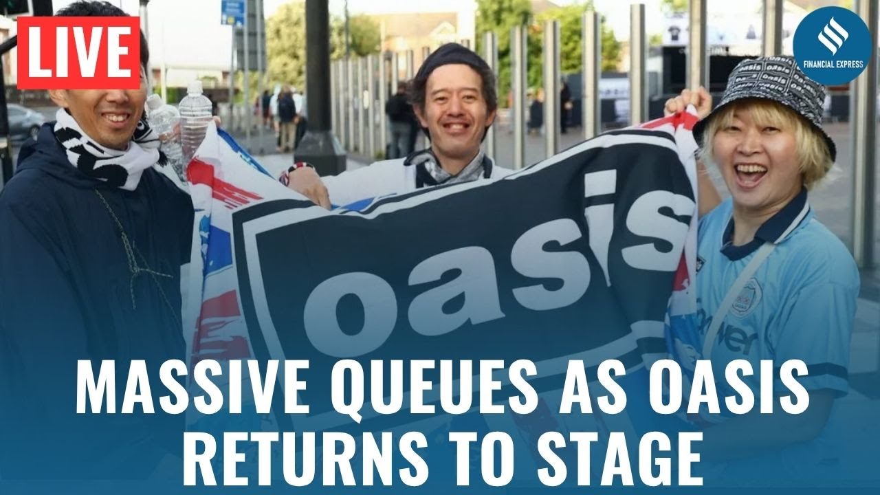 LIVE: Oasis Reunion Show | Fans Pack Cardiff Stadium After 15-Year Wait ...