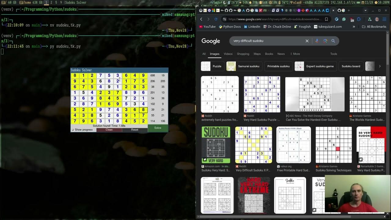 Python GUI Sudoku Solver - YouTube