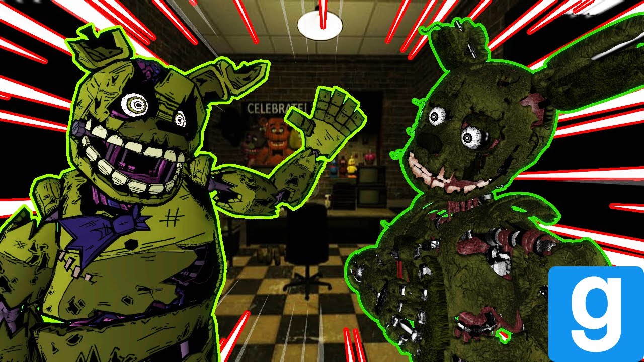 Fnaf 3 VS Retro Fnaf 3!! | Gmod Fnaf RP - YouTube