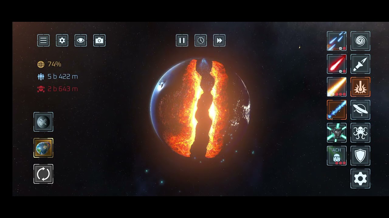 Trying to distroy earth | SOLAR SMASH| - YouTube