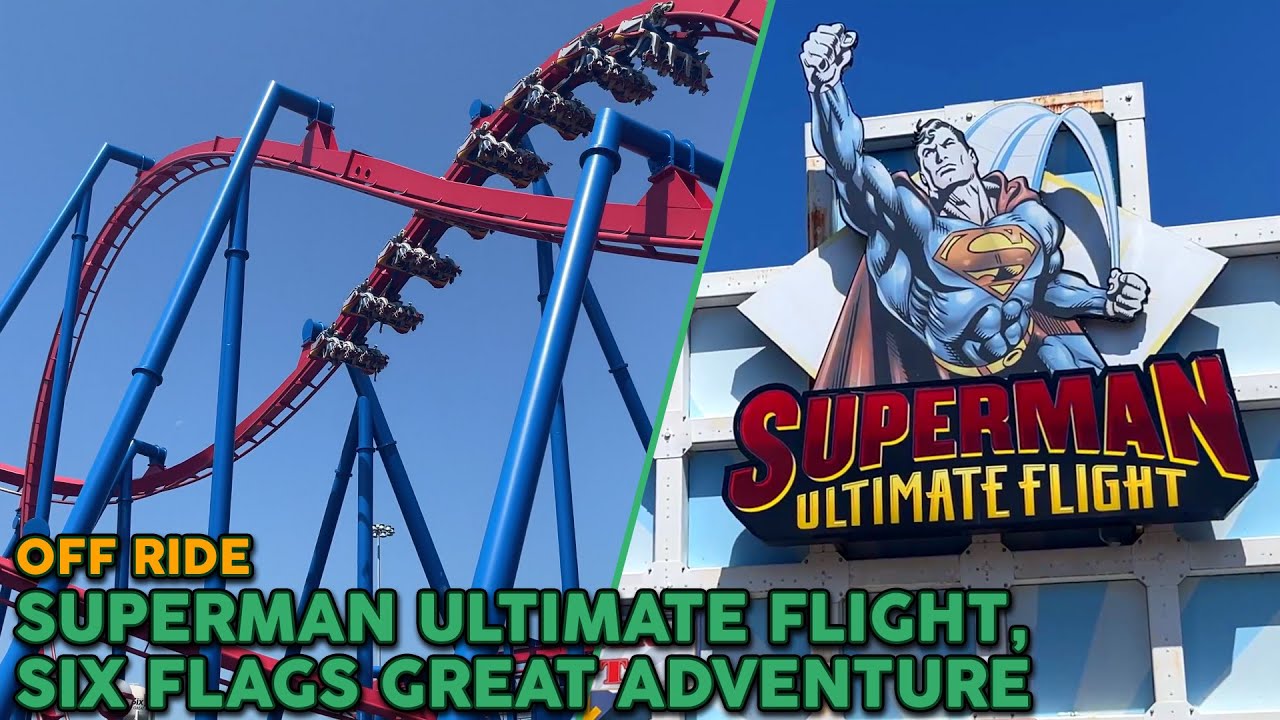 Superman Ultimate Flight | Off Ride | Six Flags Great Adventure - YouTube