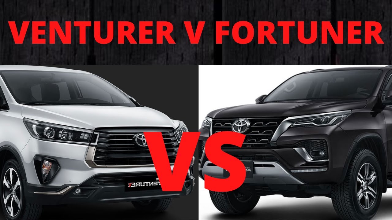 Toyota Innova Venturer Diesel VS Toyota Fortuner Diesel - YouTube