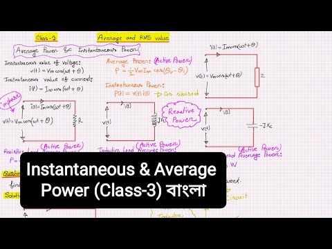 Instantaneous and Average power (Class-3) Playlist- Average and RMS ...