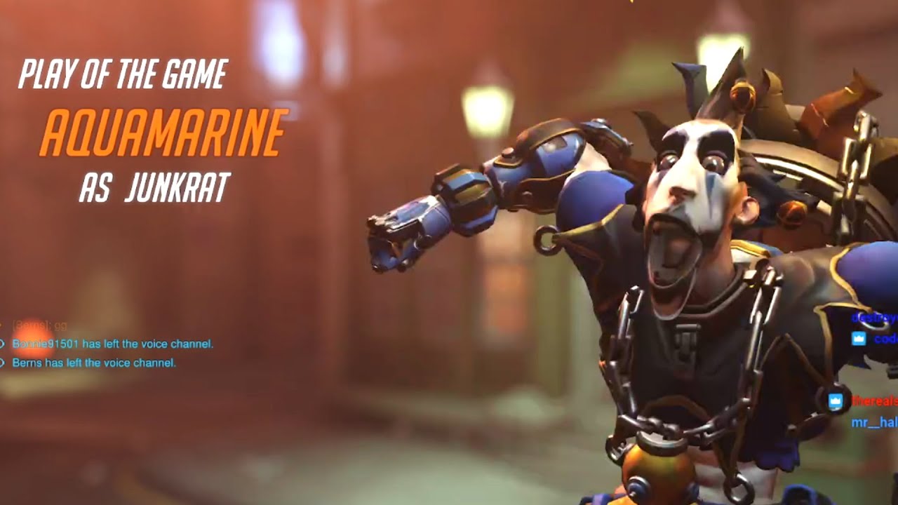 AQUAMARINE INSANE JUNKRAT - POTG! [ OVERWATCH 2 GAMEPLAY ] - YouTube