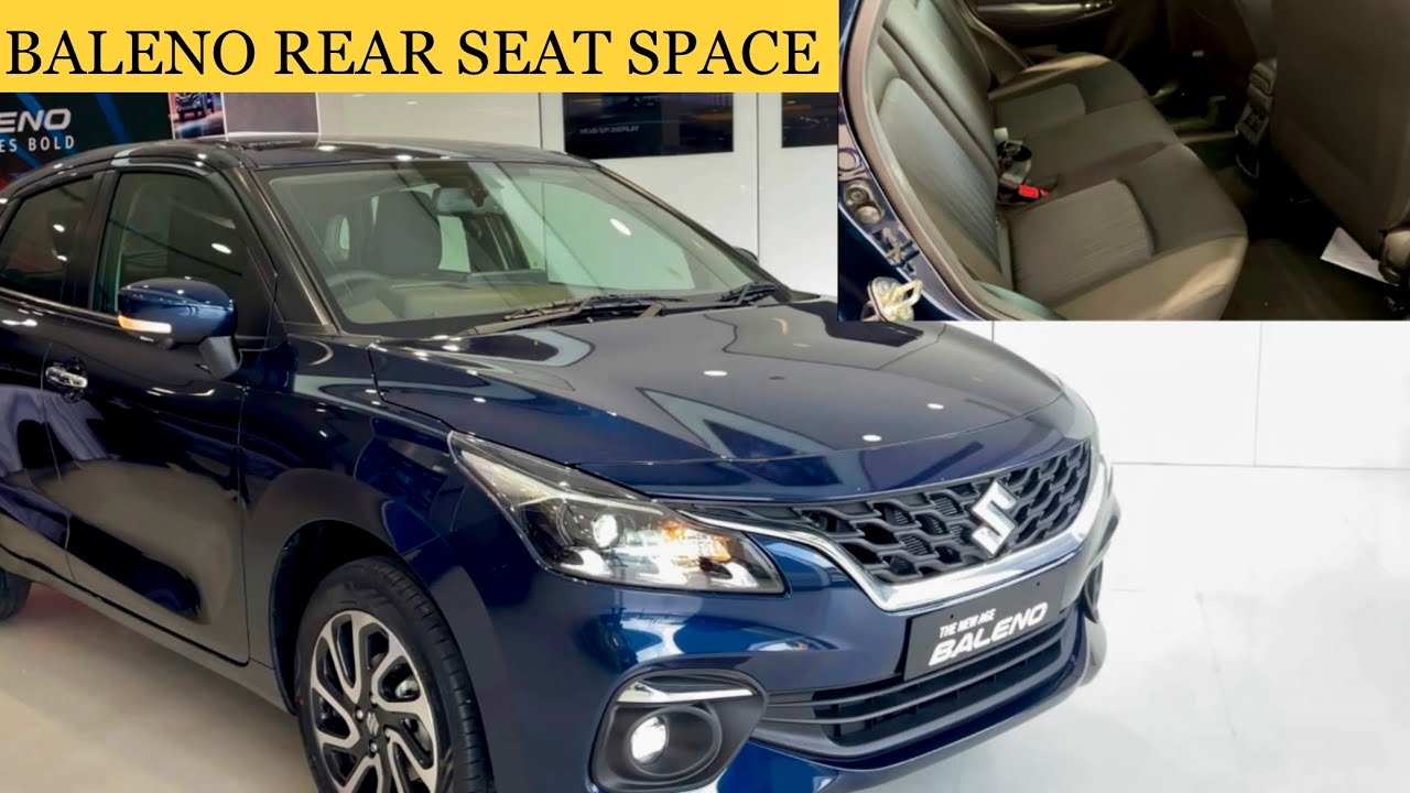 New Baleno Rear Seat Space and Comfort Explained In Tamil - YouTube