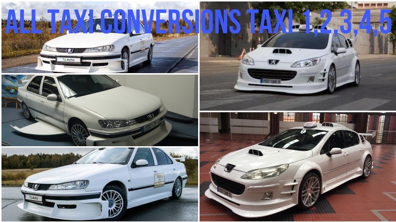 All Taxi Conversions [TAXI 1,2,3,4,5] - YouTube