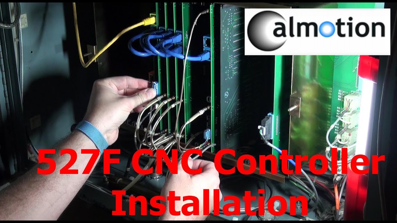 Calmotion 527F Fadal CNC Controller Installation - YouTube