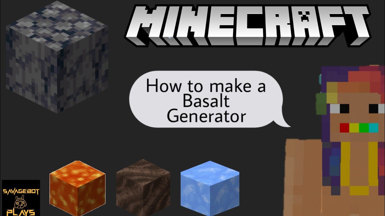 How to make Basalt Generator ʘ‿ʘ - YouTube