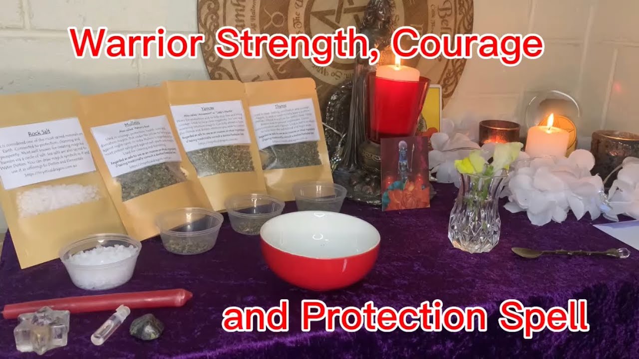 Warrior strength, courage & protection spell | Mystical Dragon #spells ...