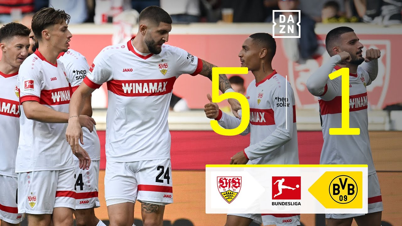 VfB Stuttgart vs Borussia Dortmund (5-1) | Resumen y goles | Highlights ...