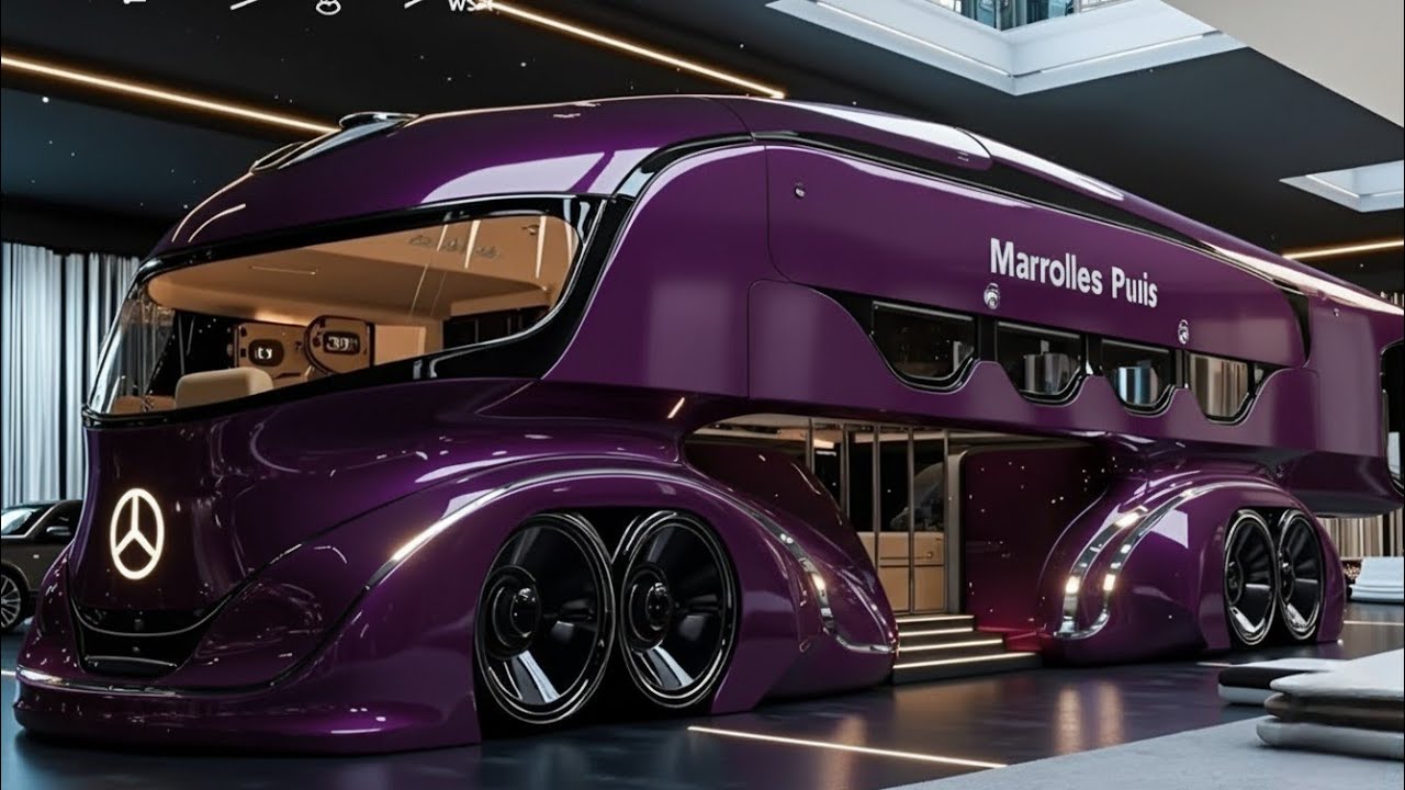 Mercedes Midnight Purple Motorhome 2026 – The Most Mysterious Luxury ...