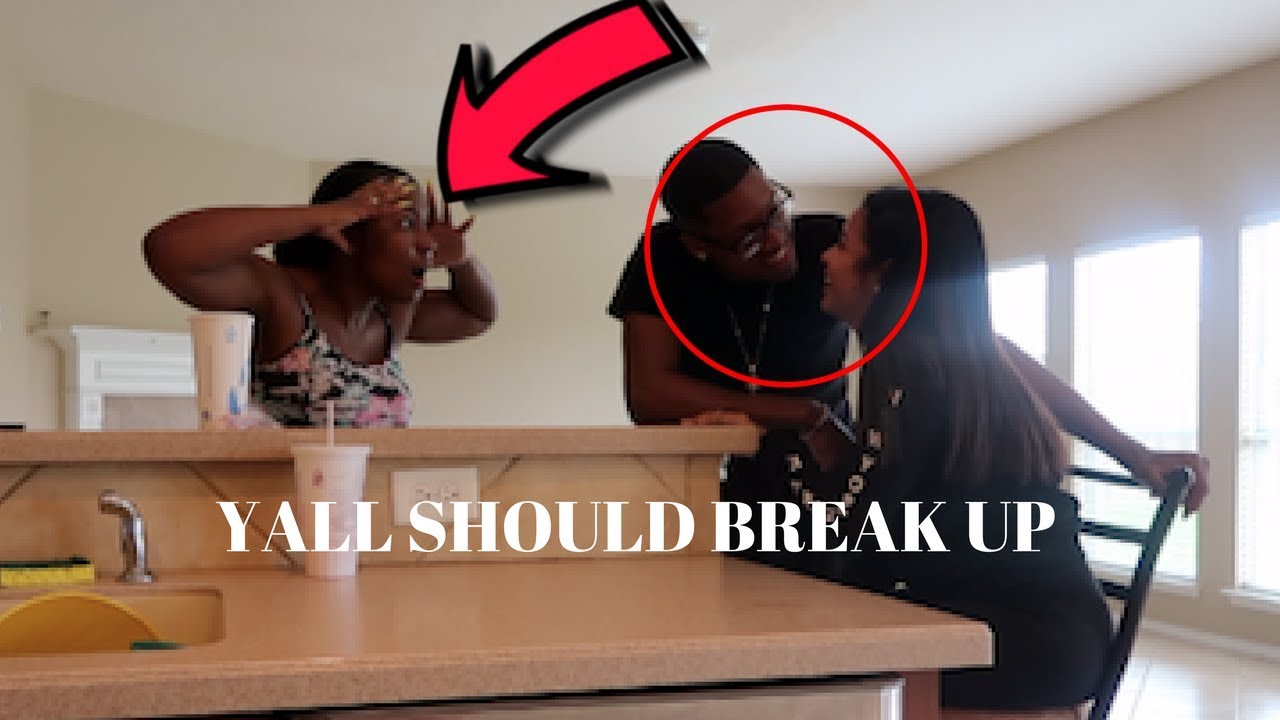 I THINK YALL SHOULD BREAK UP PRANK ON CARMEN AND COREY !!! - YouTube