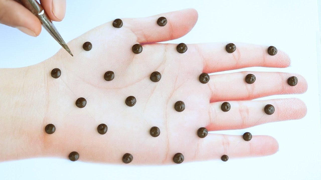 New Easy Dot mehndi design - Simple Henna designs - Beautiful Mehendi ...