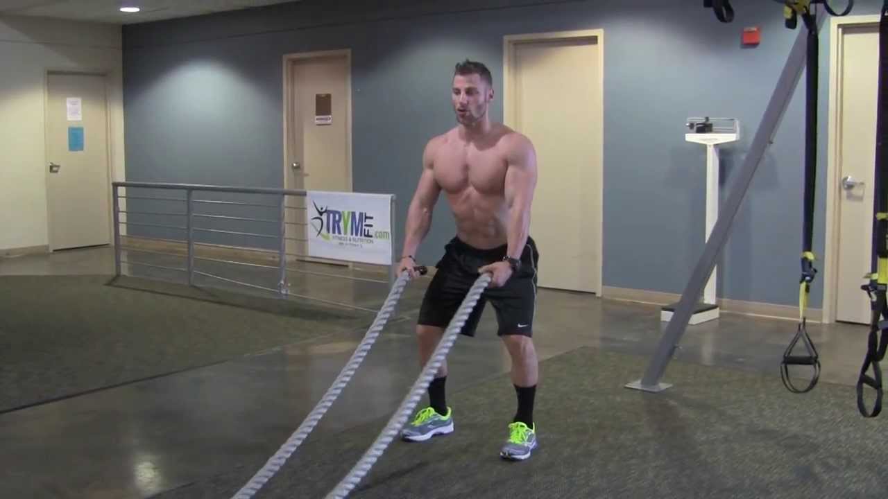 The Battle Ropes Workouts - YouTube