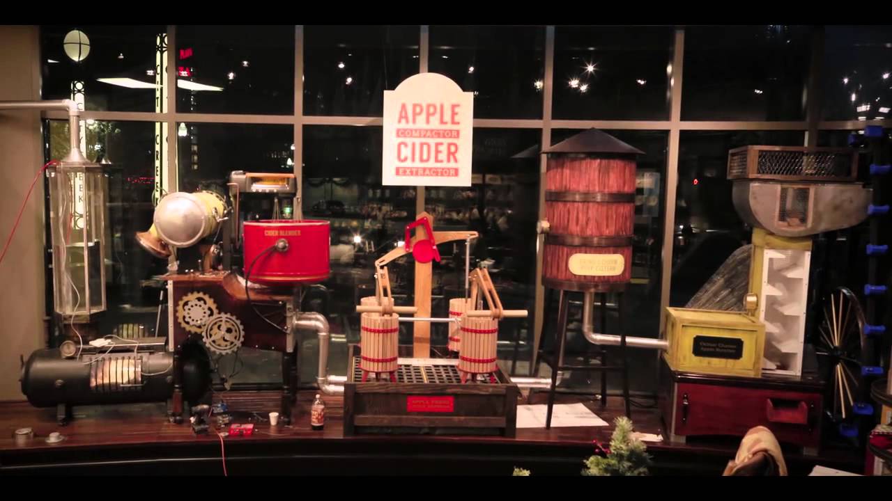 Apple Cider Machine Timelapse: Christmas Window Display at Deseret Book ...