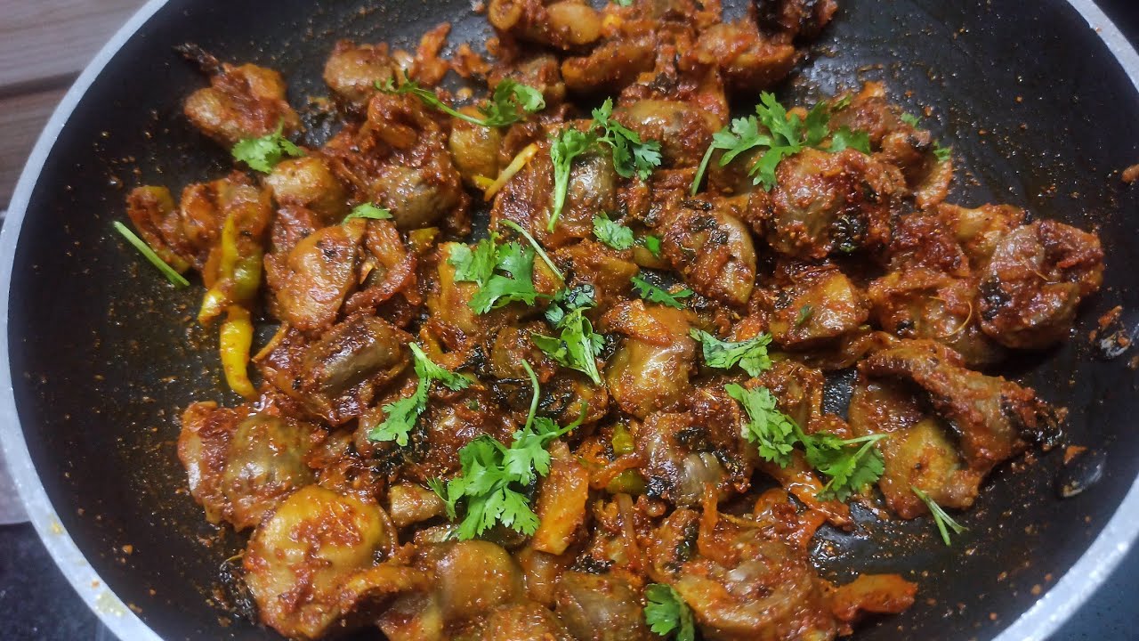 చికెన్ కందనకాయ ఫ్రై || Chicken Gizzard fry || kandanakaya Fry || how to ...