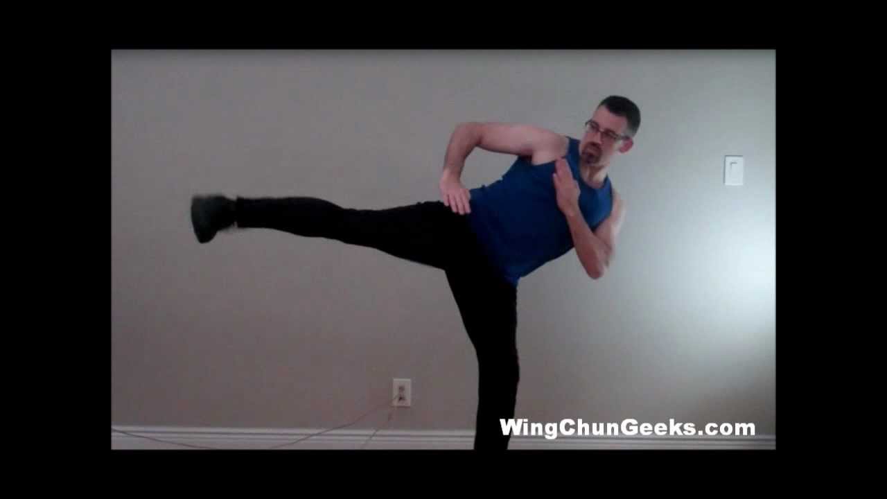 Wing Chun Kicking Drill 1005 - YouTube