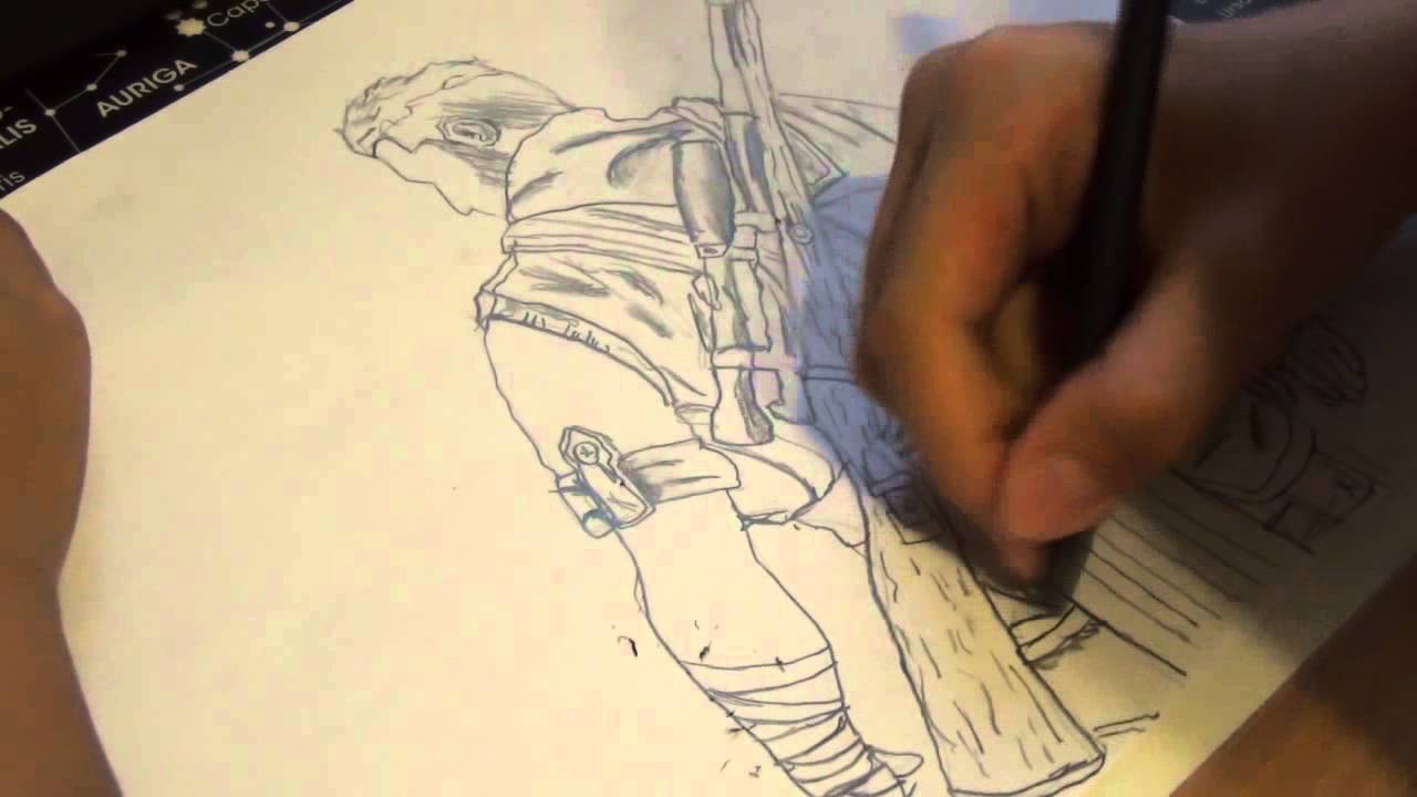 How To Draw Manga Anime - Sniper Elite 3 - YouTube