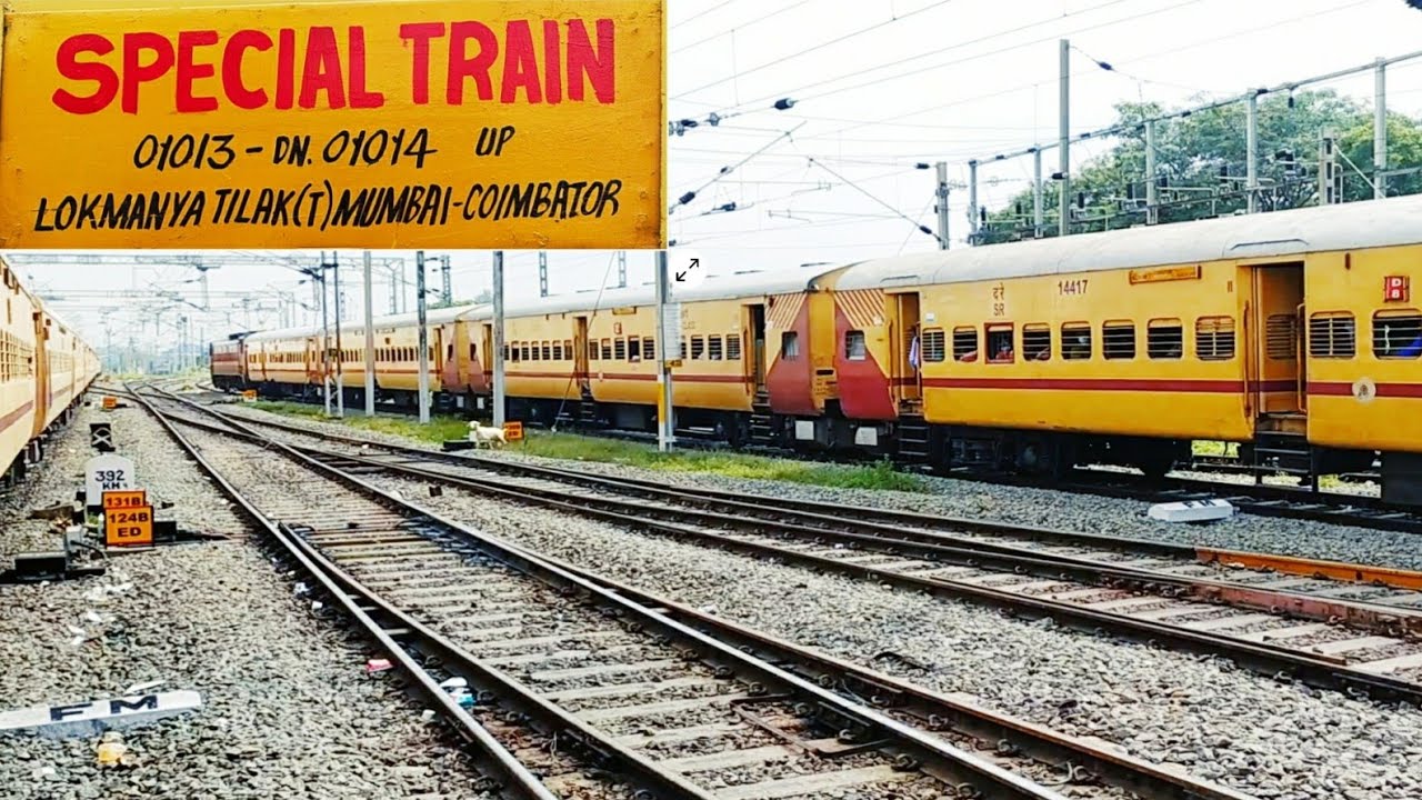 🚂 Kurla Express Train Journey | Erode to Ksr Bengaluru | Scenic Train ...