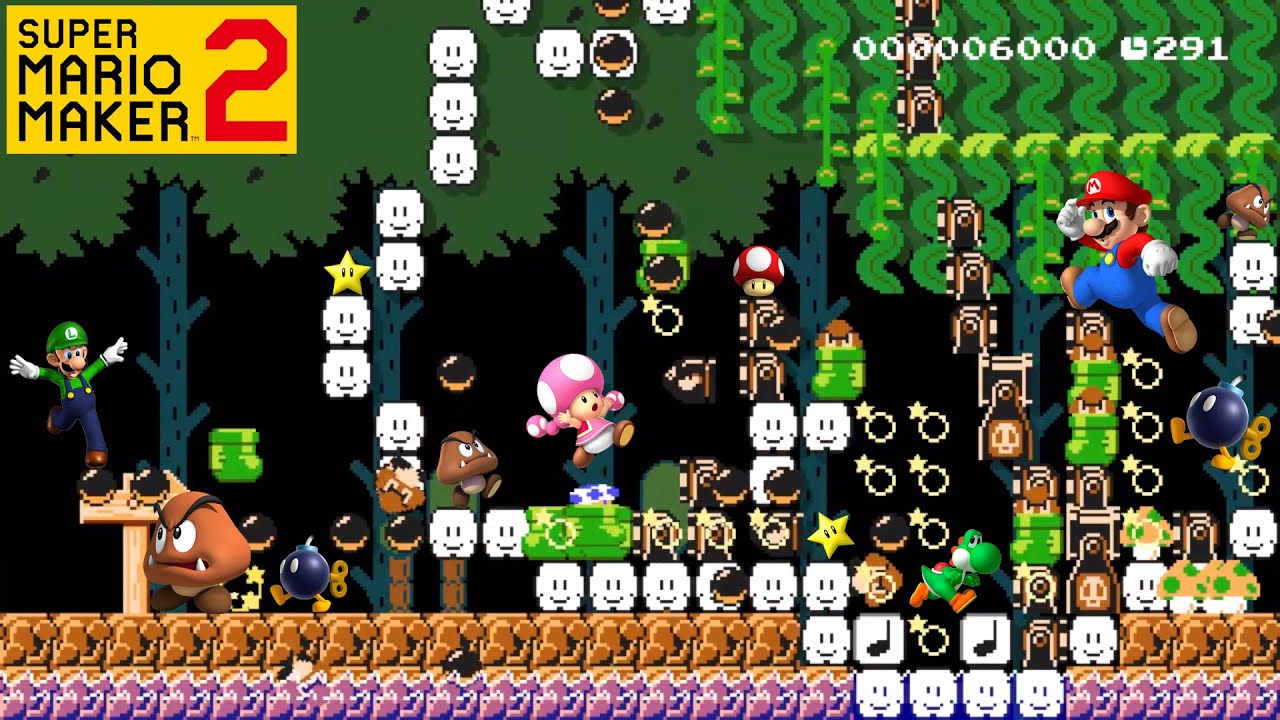 We Have Elite Jumping Skills - Mario Maker Multiplayer Chaos Part 8 ...