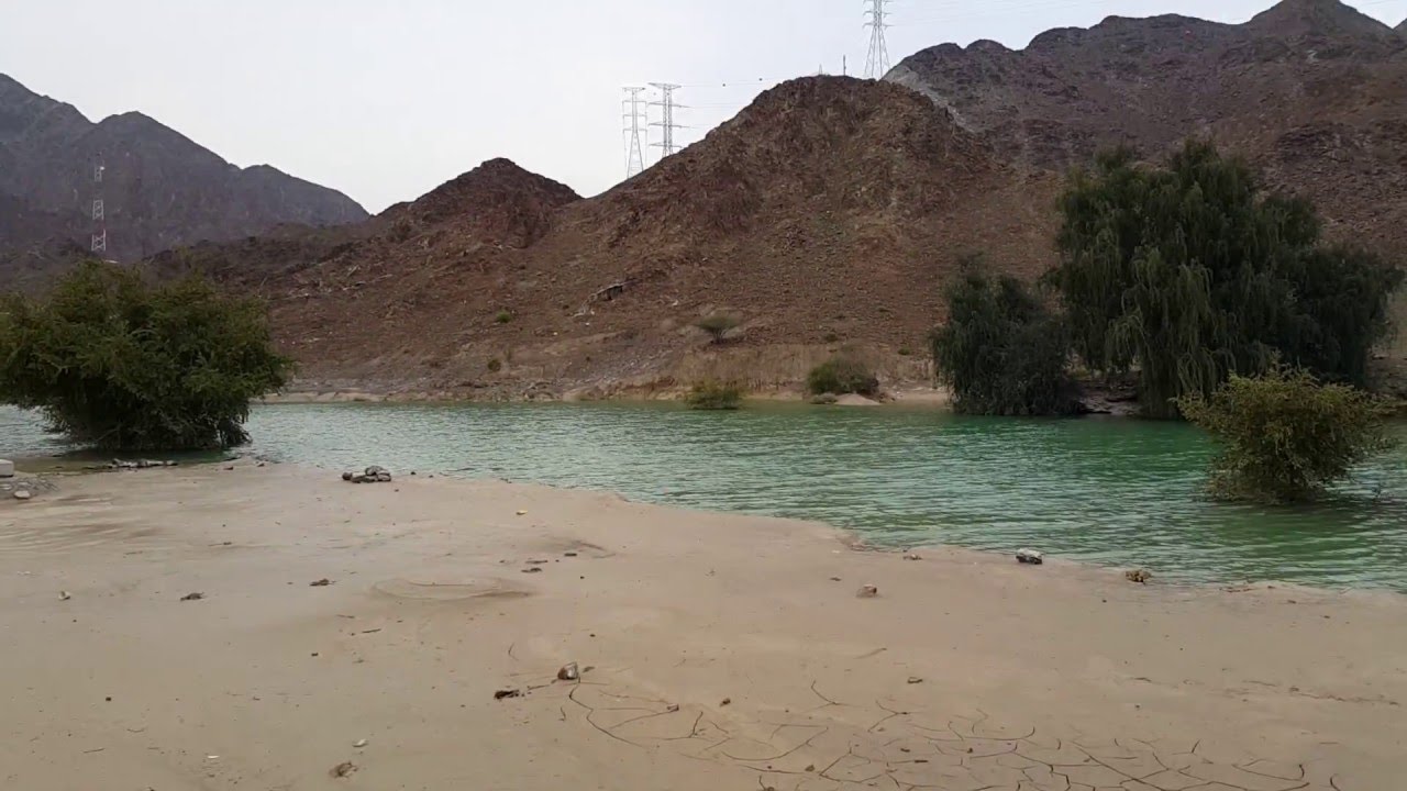 Water Lakes in Sharjah Al Hajar Mountains - YouTube