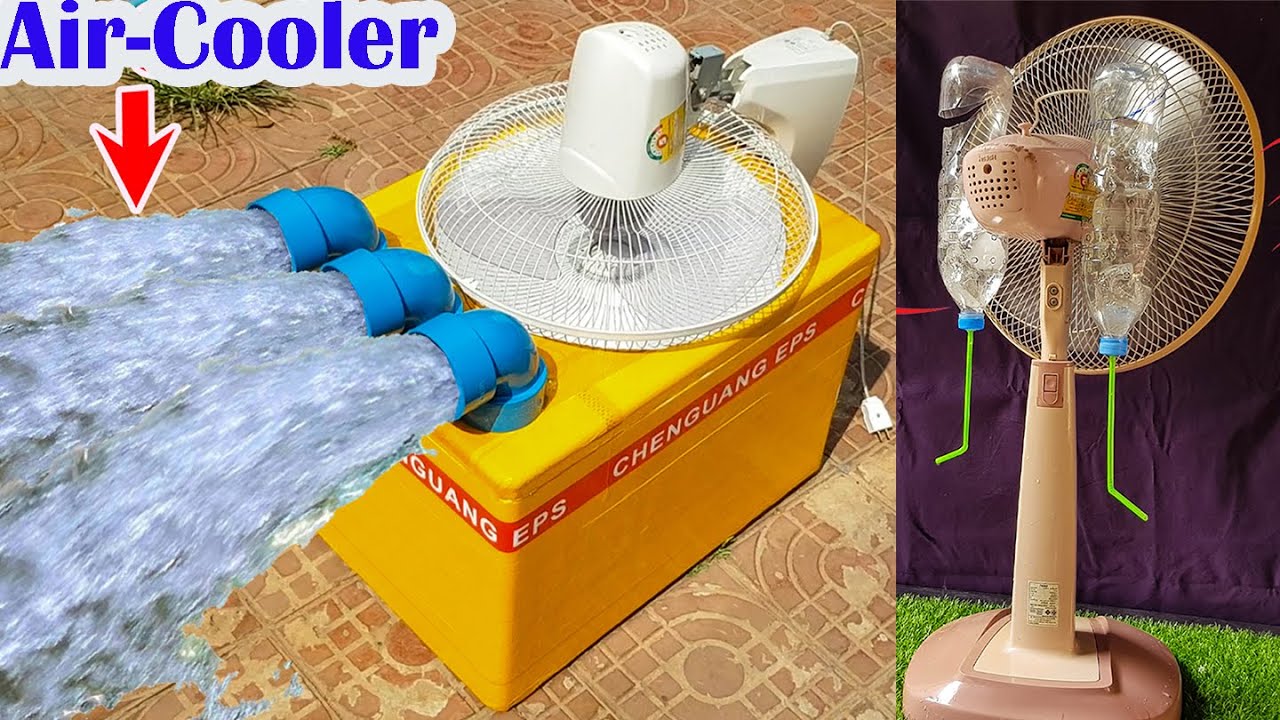 How to make an amazing air cooler for summer at home #freeenergy #diy # ...