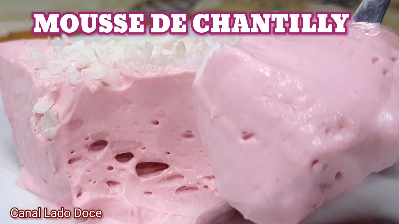 MOUSSE DE CHANTILLY CREMOSO | RECEITA DE NATAL | RÁPIDO FÁCIL ECONÔMICO ...